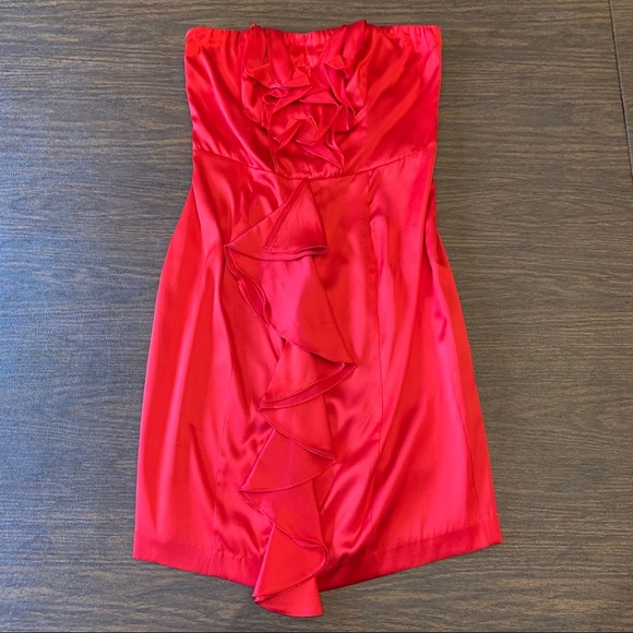 Express | Dresses | 425 Express Strapless Dress | Poshmark